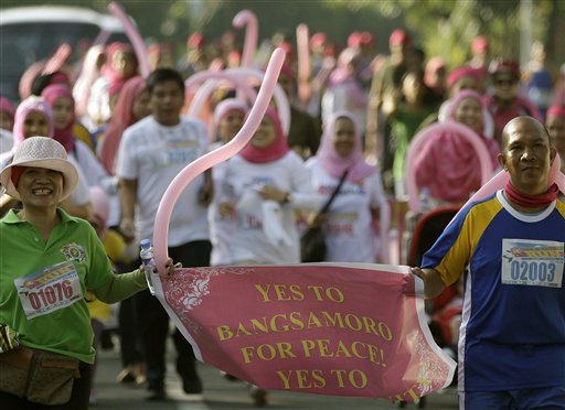 Muslim women, soldiers take part in Hijab run for peace | Inquirer News