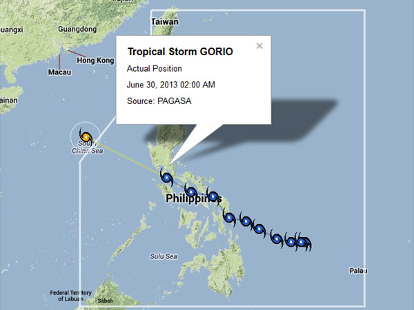 ‘Gorio’ passes Batangas early Sunday, stormy weather up in metro ...