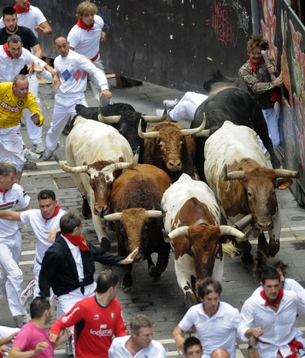 Pamplona bull stampede hospitalizes 21 | Inquirer News