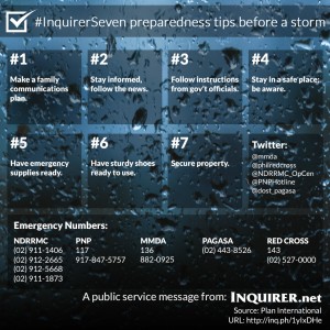 Tips, reminders on how to survive typhoons before, during, after ...