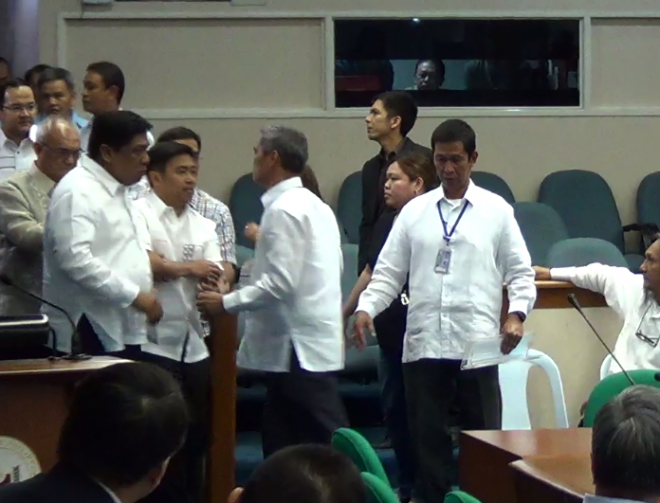 Mayor Junjun Binay dragged into Senate session hall then set free ...