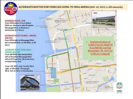 MMDA issues traffic advisory, rerouting scheme during Apec summit ...