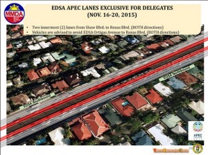 MMDA issues traffic advisory, rerouting scheme during Apec summit ...