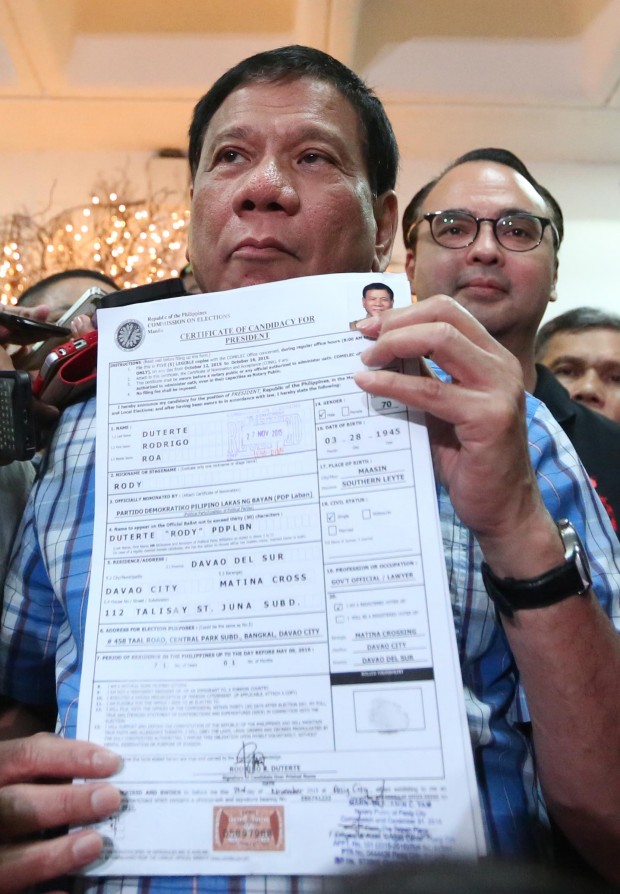 Duterte tells Comelec: Deputize me for 2019 polls | Inquirer News