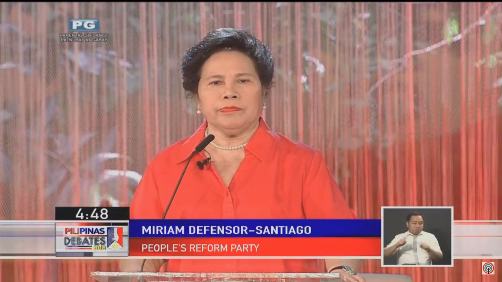 'I've never been false to the Filipino people,' says Miriam on health ...