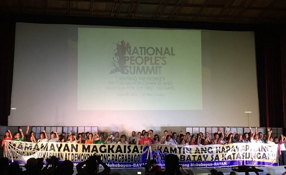 Militants present 15-point program for Duterte's first 100 days ...