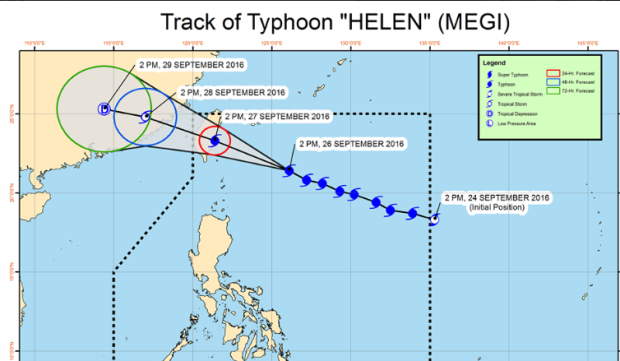 ‘Helen’ seen to leave PAR Tuesday evening | Inquirer News
