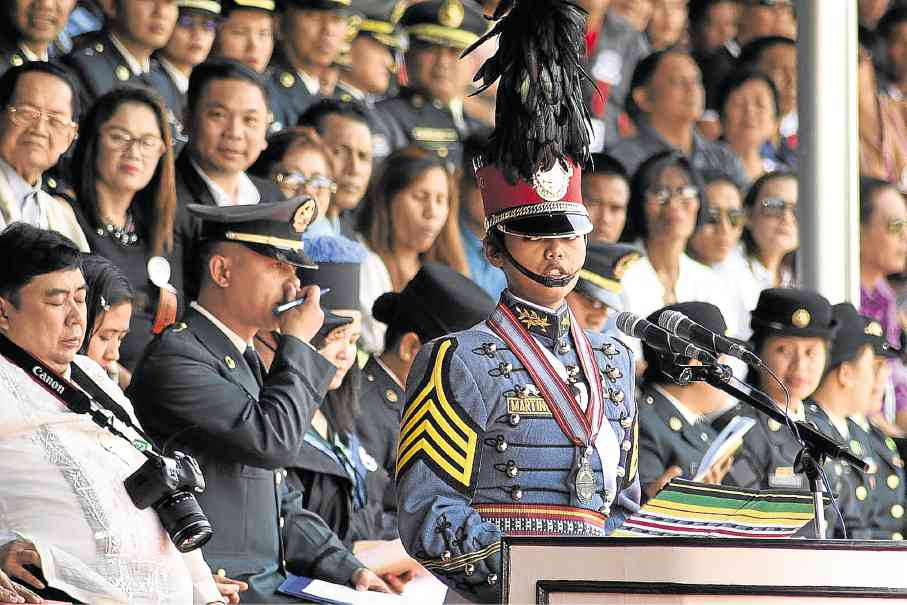 PMA graduates ready to serve, says class valedictorian | Inquirer News