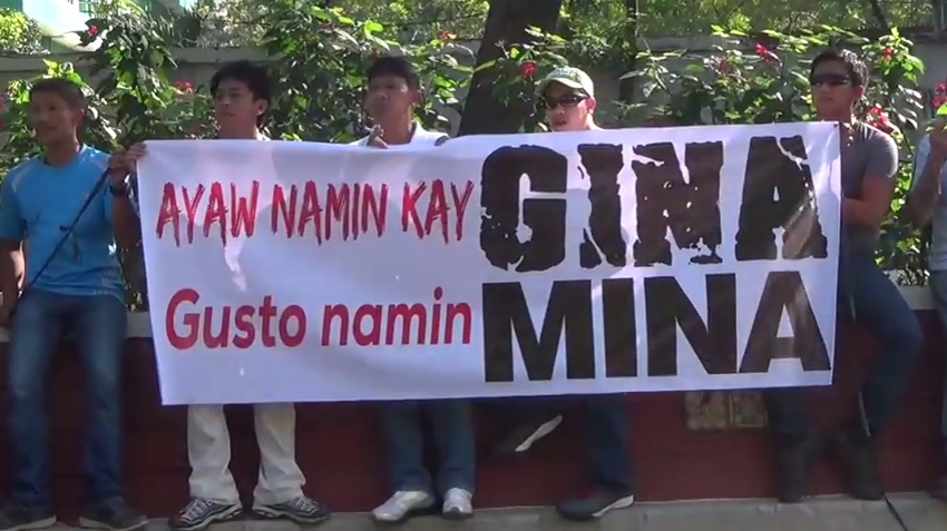Mine workers protest Lopez confirmation | Inquirer News