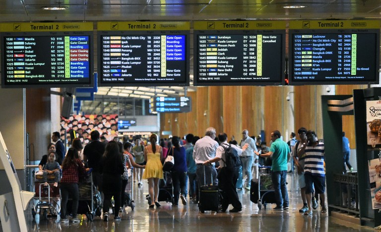 Flights delayed in Singapore after fire breaks out at Changi Airport ...