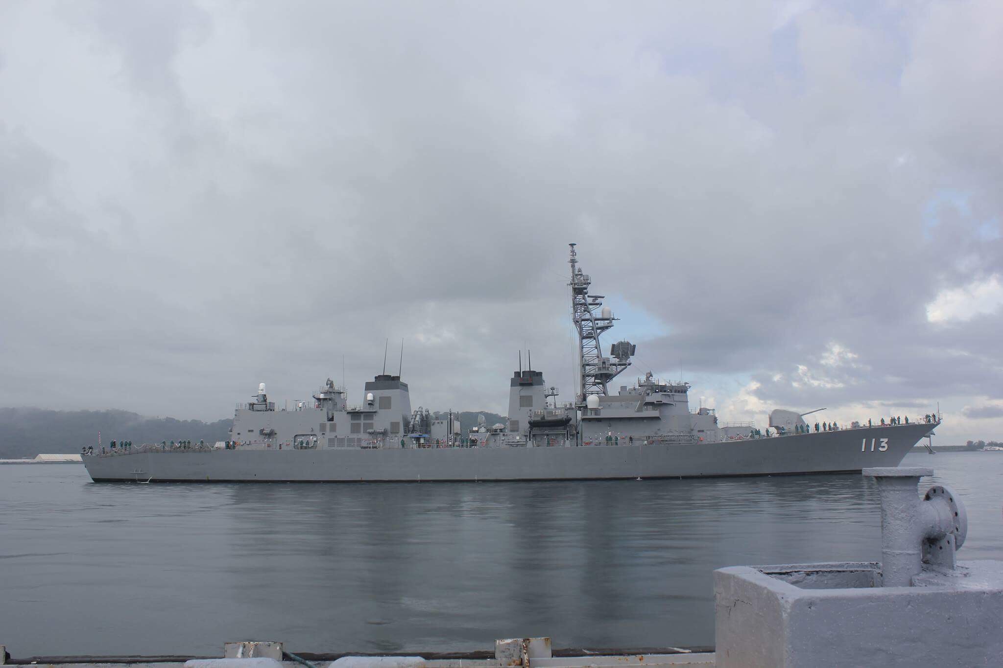 2 Japanese naval ships arrive in Subic Bay for goodwill visit ...