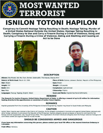 FBI called out on fake Hapilon news | Inquirer News