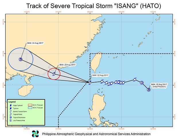 Storm signals lowered as ‘Isang’ leaves PAR | Inquirer News