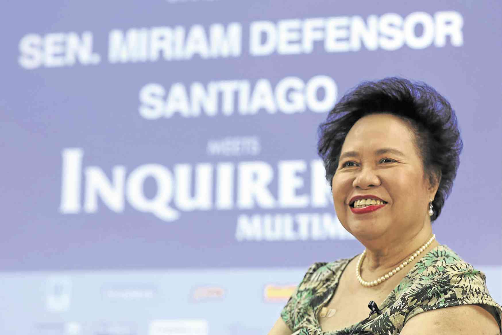 Bill seeks to rename Agham, BIR Roads in QC into Sen. Miriam Defensor ...