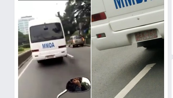 Netizen catches smoke-belching MMDA vehicle on video | Inquirer News