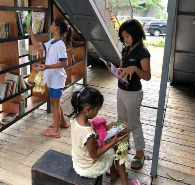 Books to share: Open library encourages reading at CCP grounds ...