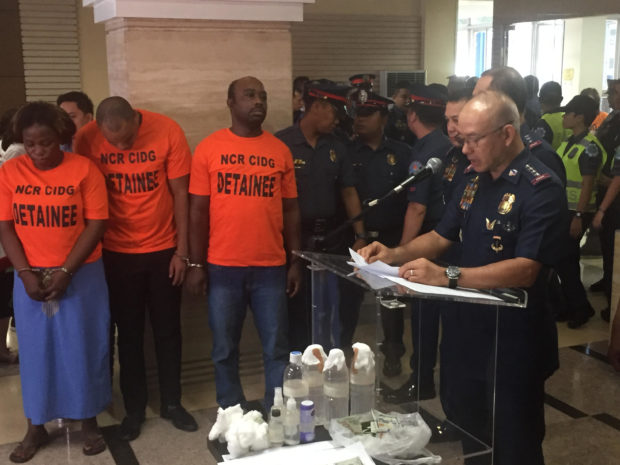 Three Angolan budol-budol gang members nabbed in Pasay | Inquirer News
