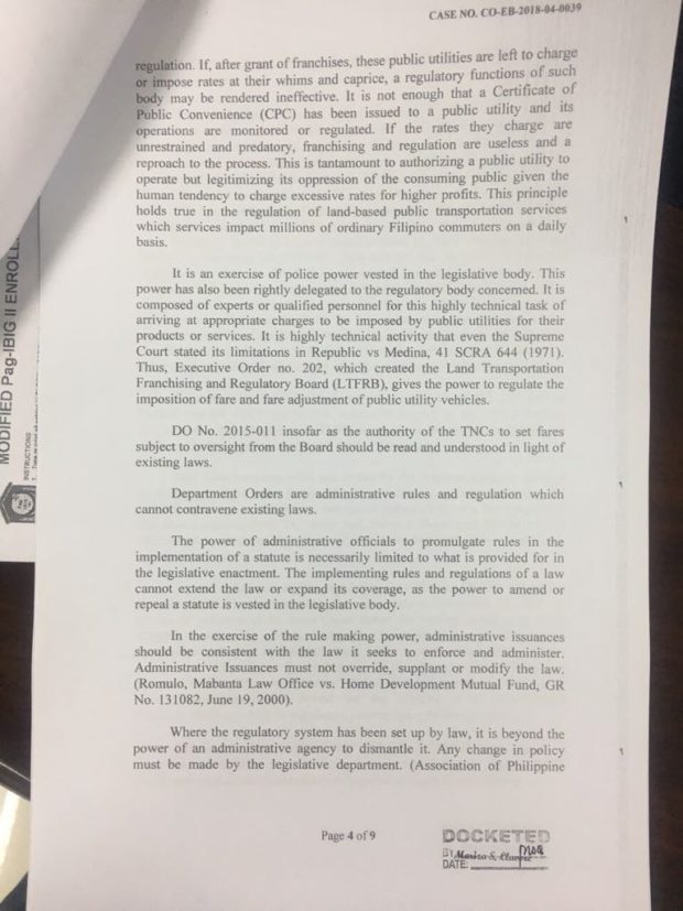 LTFRB orders Grab to pay P10M for overcharging customers | Inquirer News