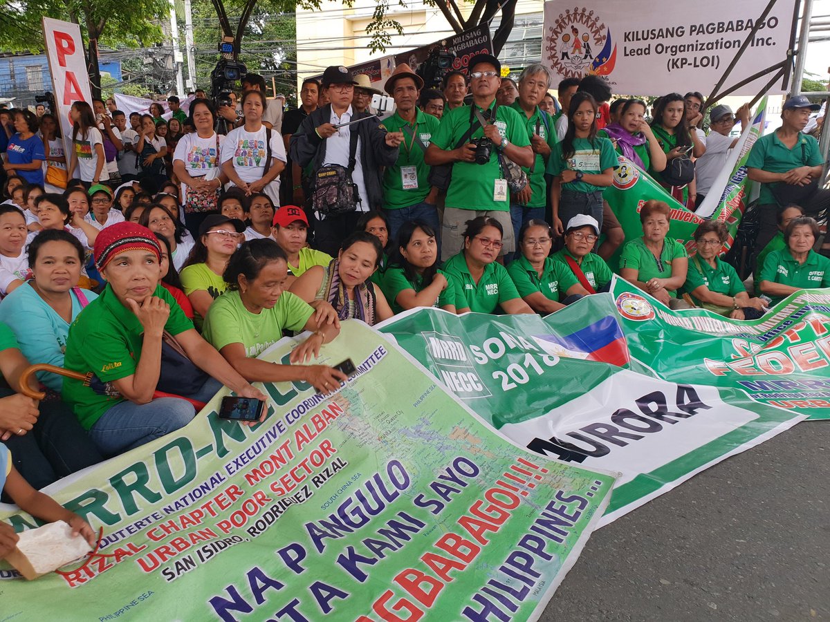 #SONA2018: Pro-Duterte demonstrators hail ‘success’ of drug war ...