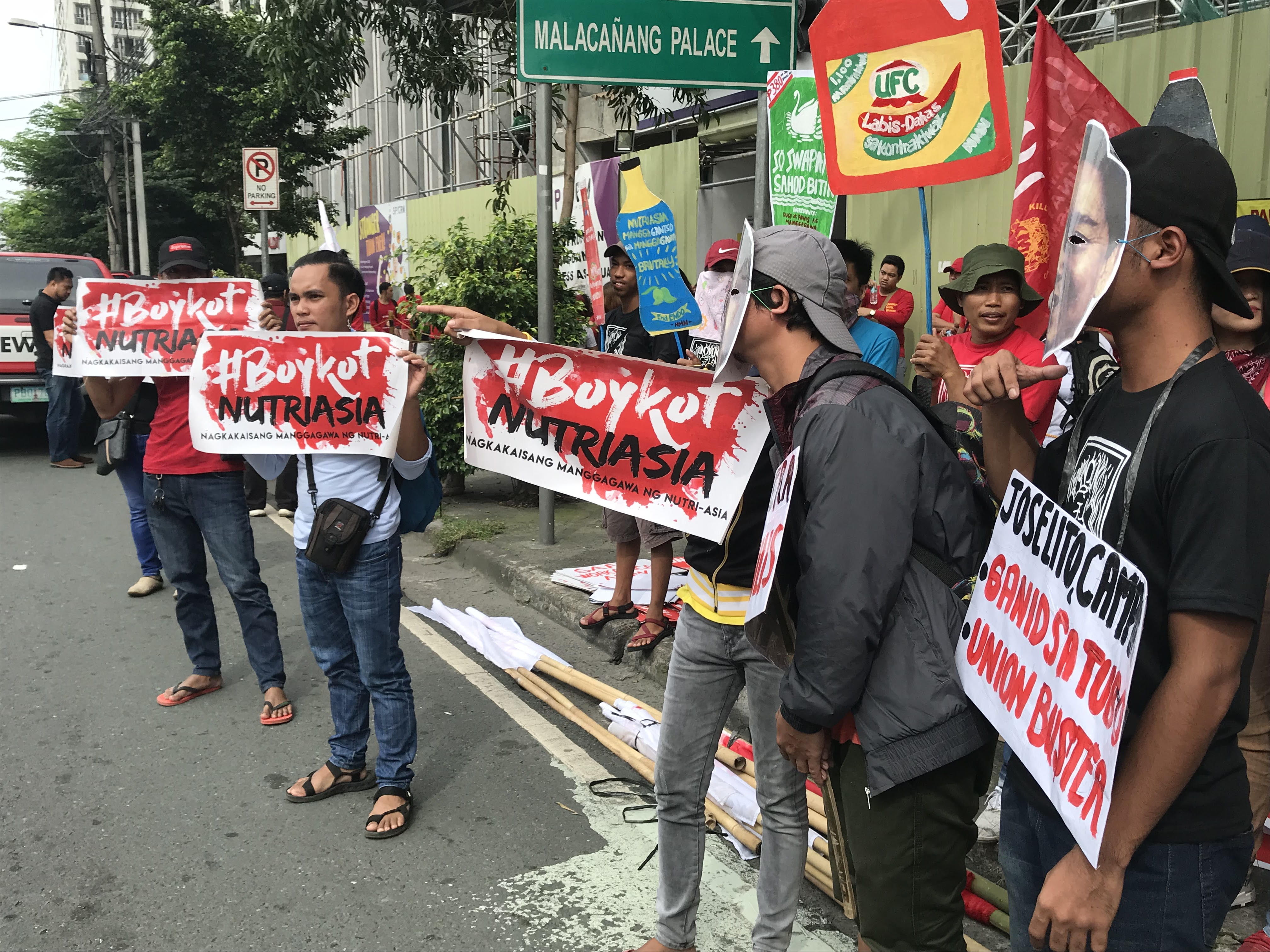 Labor groups converge at UST to protest contractualization | Inquirer News