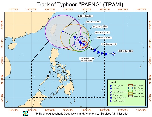 A stronger ‘Paeng’ heads towards Taiwan | Inquirer News