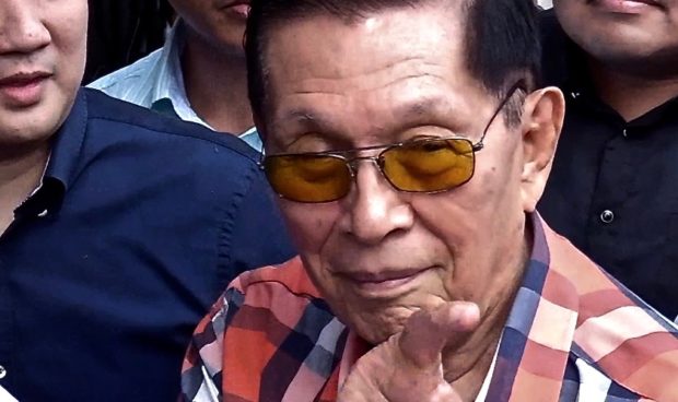 Daughter honors Enrile on 97th birthday: Far from perfect, but a good ...