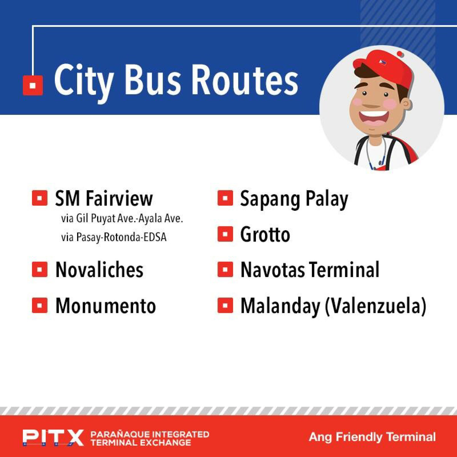 PITX releases list routes, schedule serving landport | Inquirer News