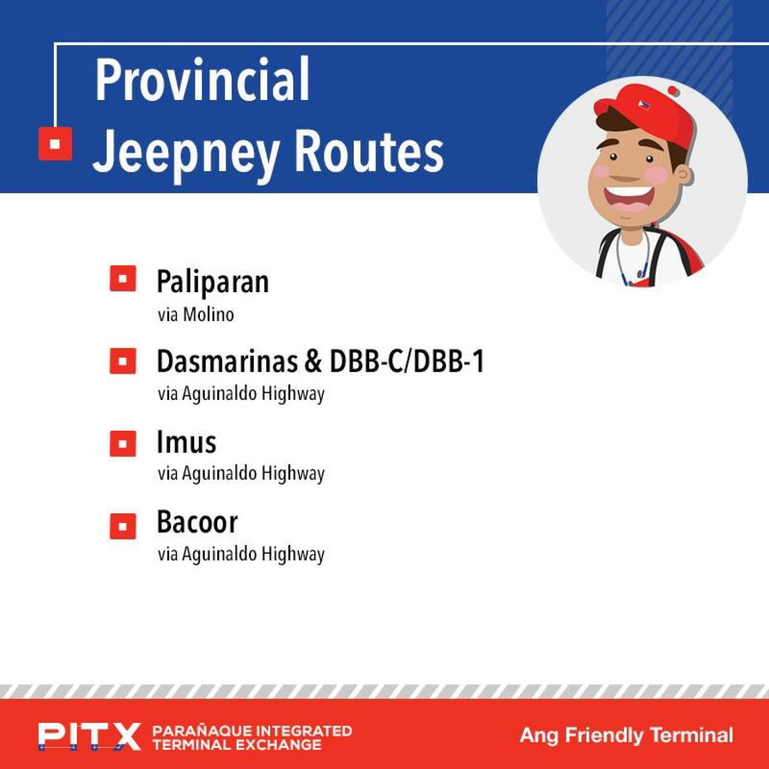PITX releases list routes, schedule serving landport | Inquirer News