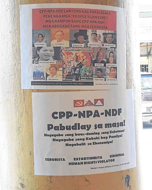 NUPL slams ‘lawyers of terrorists’ tag in Panay posters | Inquirer News