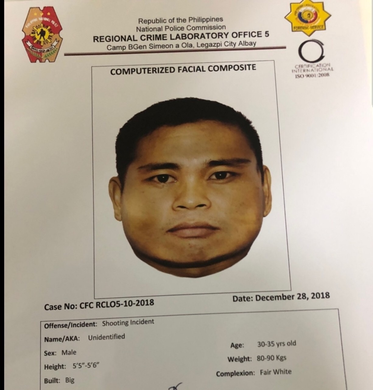 Bicol police releases sketches of 2 suspects in Batocabe slay ...
