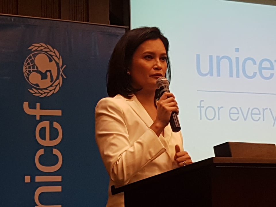 TV host, UNICEF goodwill ambassador wants criminal age threshold at 15 ...