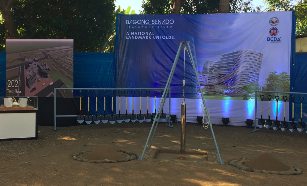 Sotto leads groundbreaking of new Senate home in Taguig | Inquirer News