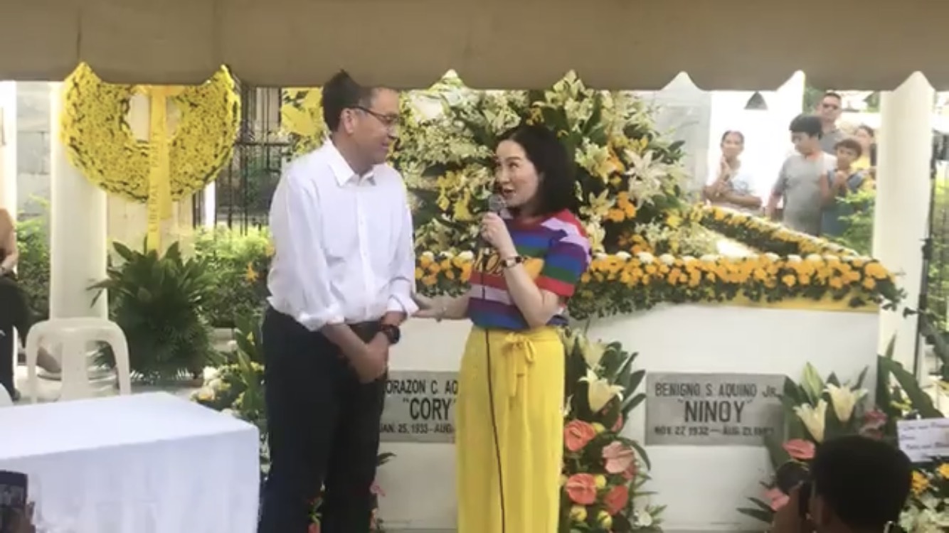 Kris Aquino to Mar Roxas: ‘Sorry… I hope we can let bygones be bygones’