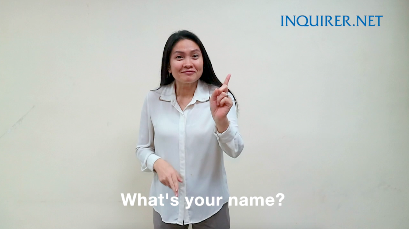 Learn basic phrases in Filipino Sign Language | Inquirer News