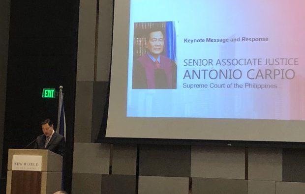 Retiring Carpio gears up for ‘bigger foe’ in West Philippine Sea ...