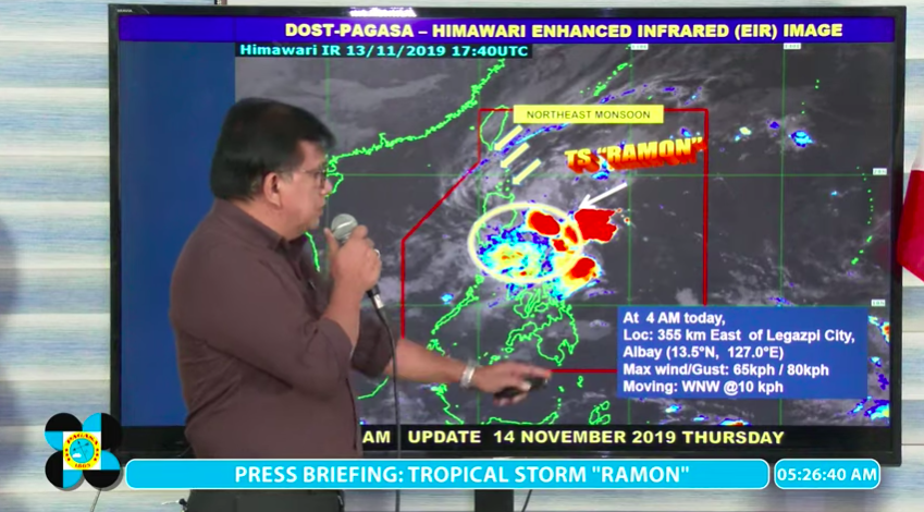 Tropical Storm Ramon seen to make landfall this weekend | Inquirer News