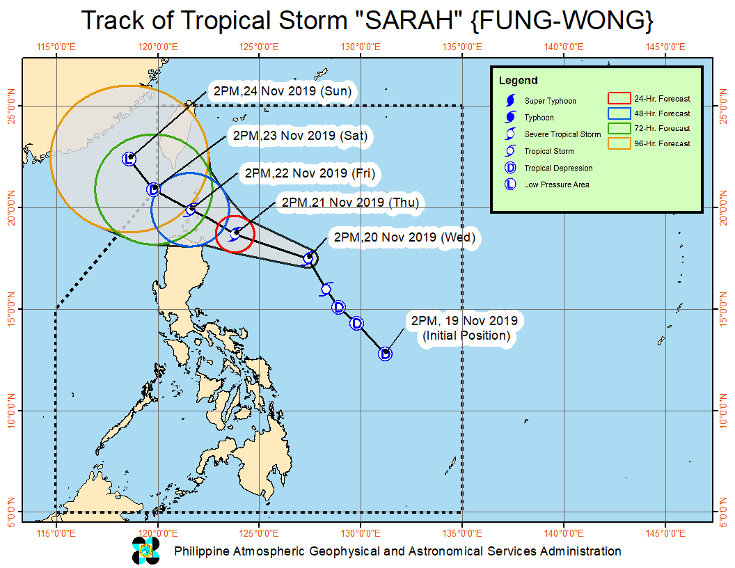 TS Sarah keeps strength; TD Ramon now just an LPA | Inquirer News