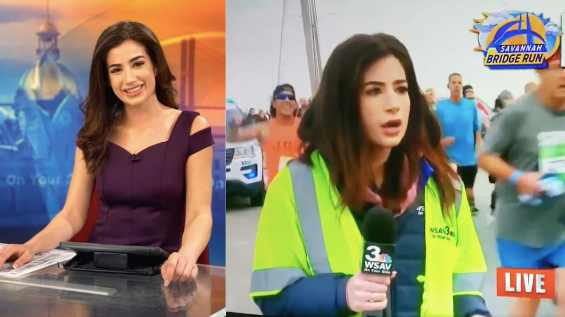 Runner slaps reporter's butt during race | Inquirer News