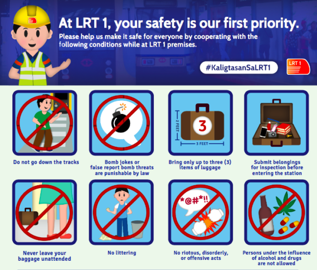 Commuters urged to follow rules in trains after passenger falls on LRT ...