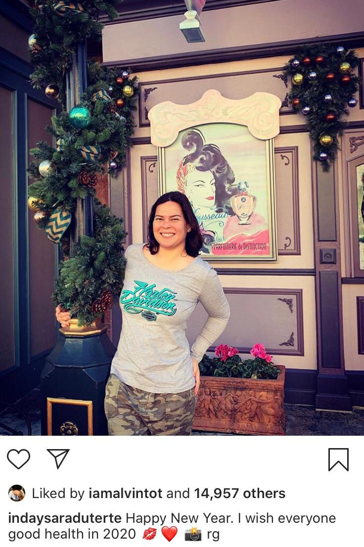 Inday Sara wishes Duterte good health in 2020 | Inquirer News