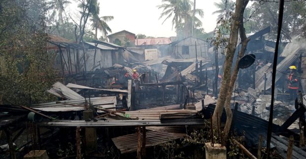 Fire guts 10 houses in Calbayog City | Inquirer News