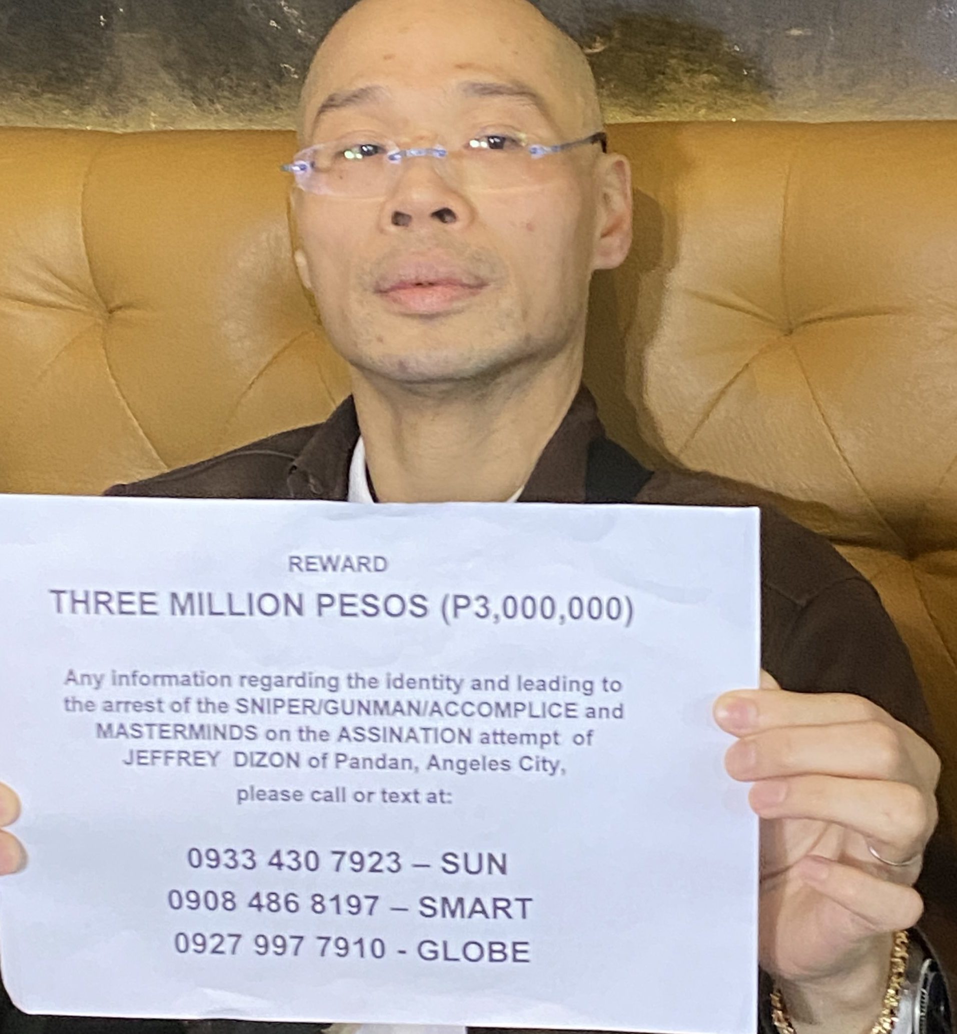 Pampanga businessman offers P3M reward for info on attackers | Inquirer ...