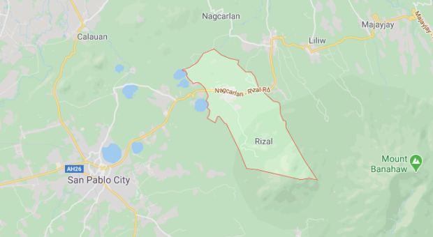 Map Of Rizal Laguna