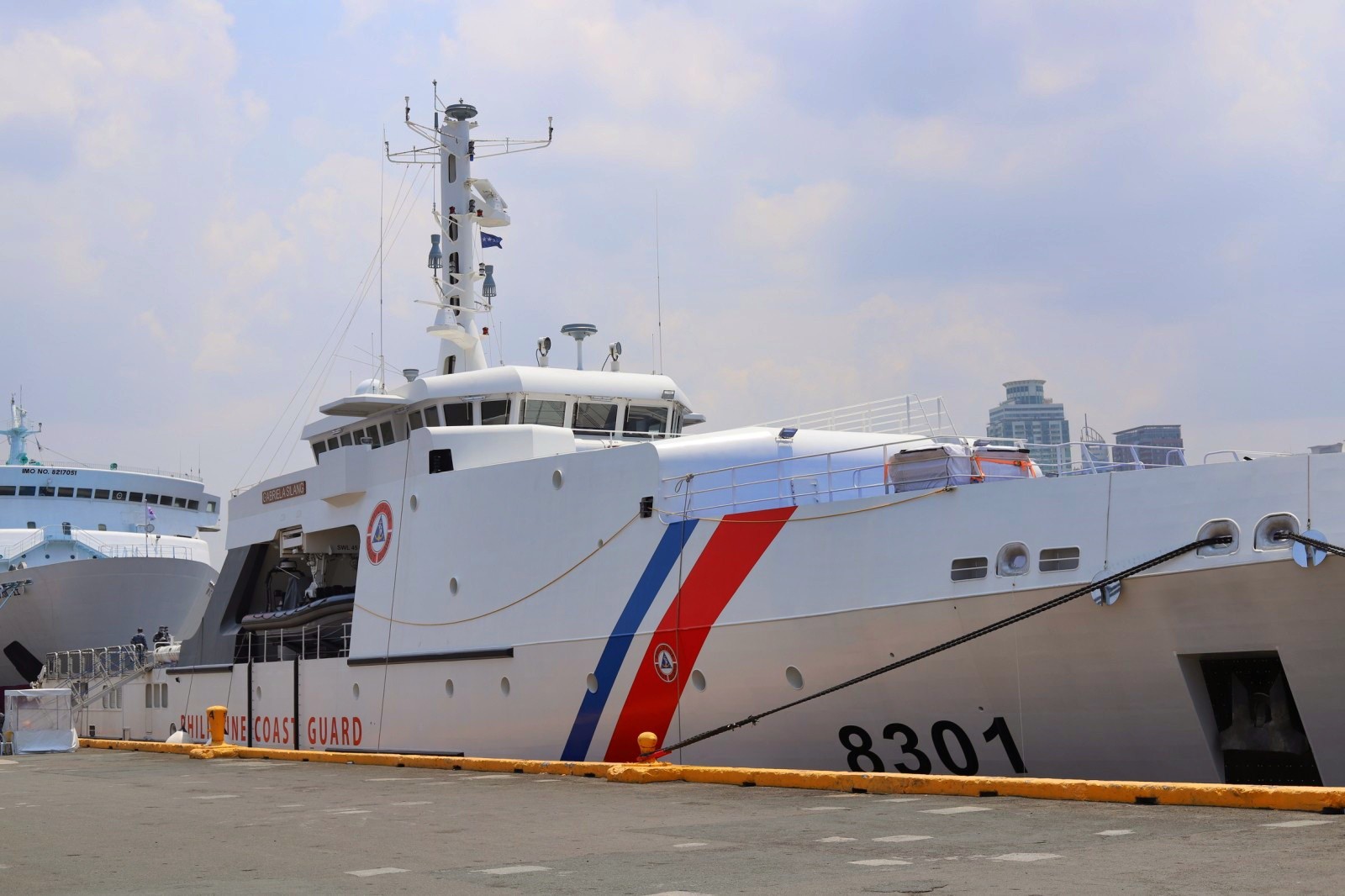 LOOK: PH Coast Guard’s newest, most modern ship joins fleet in private ...
