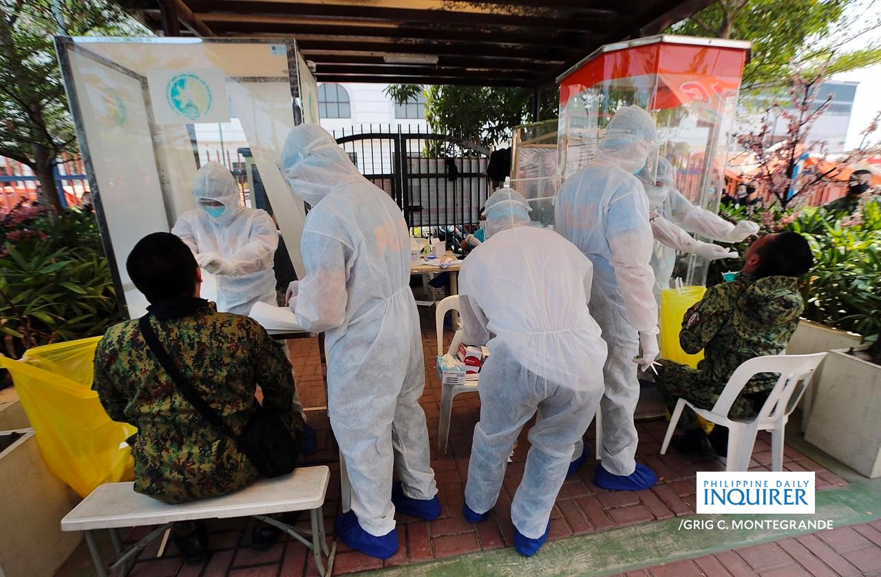 COVID-19 cases in PNP now at 281 with 4 more infected cops | Inquirer News