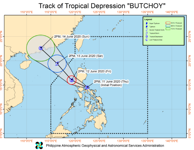 LPA turns into Tropical Depression Butchoy; Signal no. 1 in NCR ...