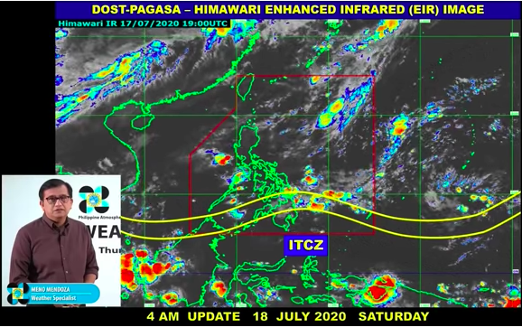 Rains over Palawan, Visayas, Mindanao due to ITCZ | Inquirer News