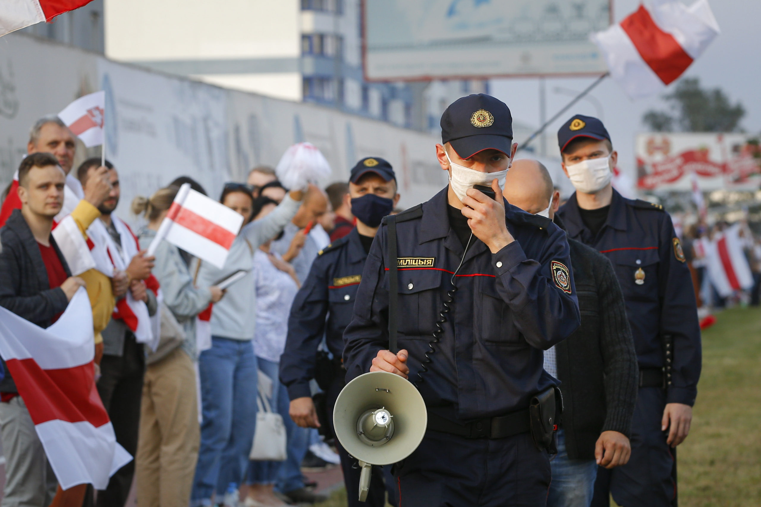 Belarus leader blames US for chaos, vows to end protests | Inquirer News