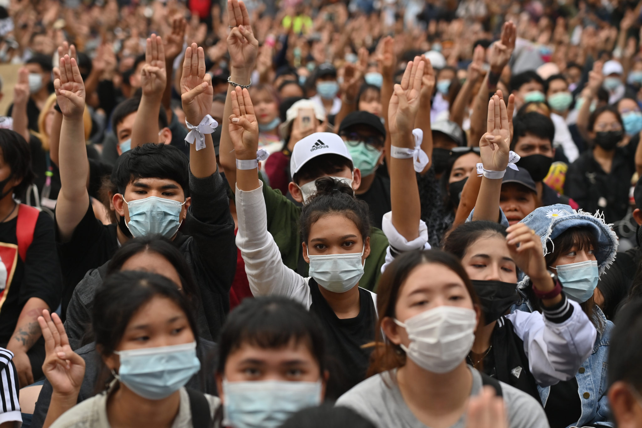 The story behind Thailand's 'Hunger Games' protest salute | Inquirer News