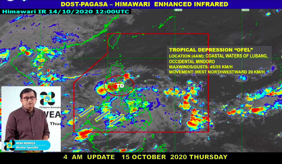 TD Ofel may weaken to an LPA in next 12 to 24 hours — Pagasa | Inquirer News